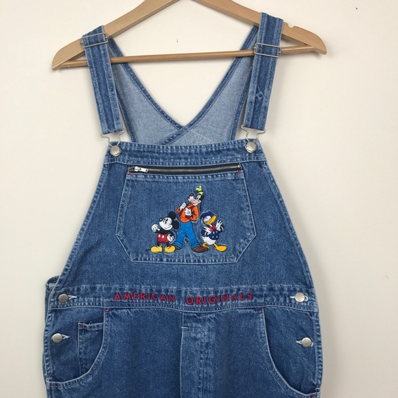 Disney | Jeans | Vintage Disney American Original Denim Overalls | Poshmark